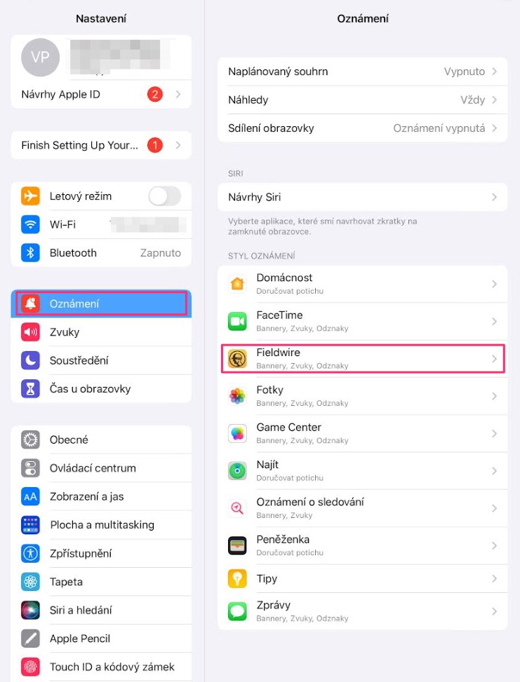 Oznámení – Centrum podpory