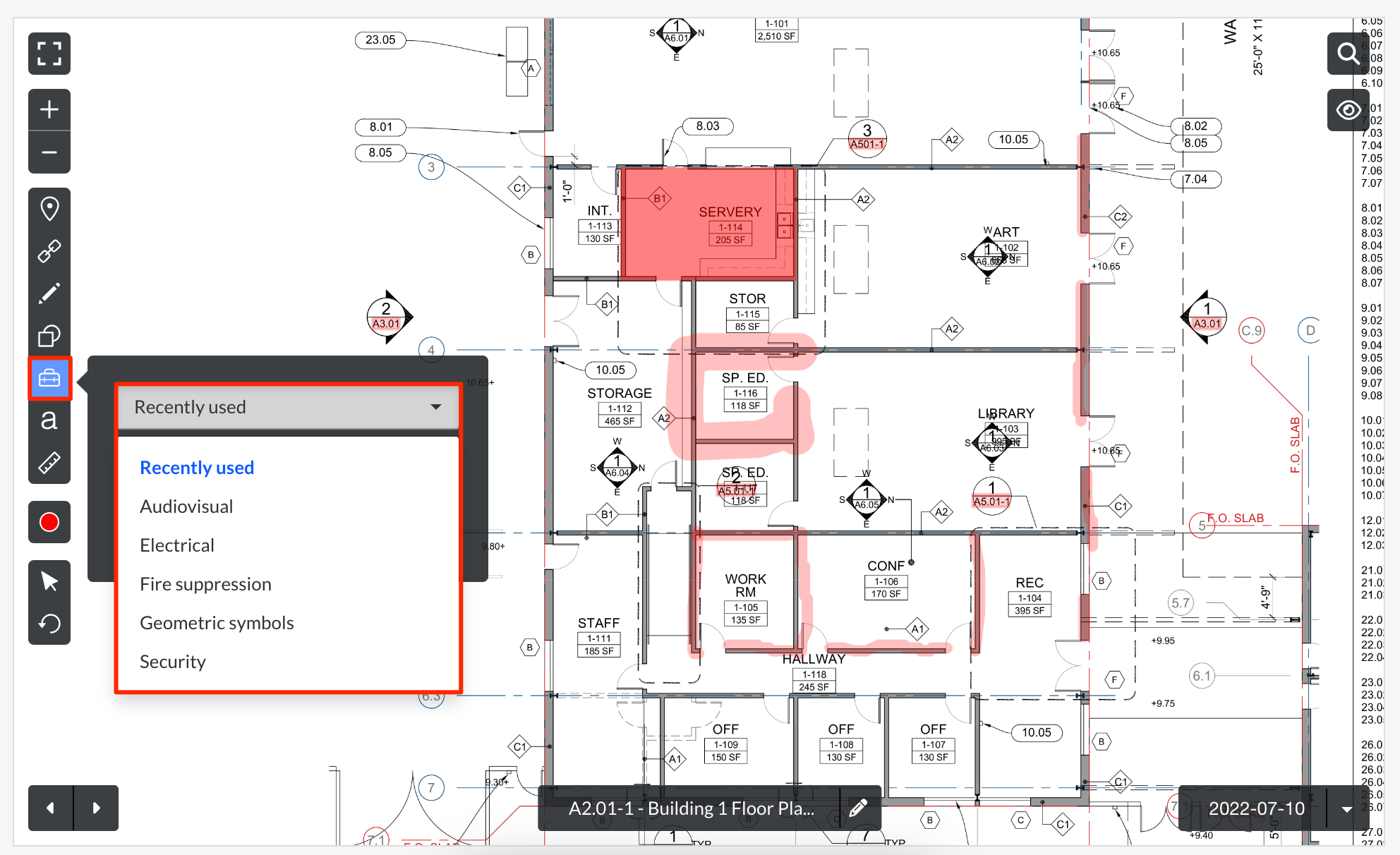 How to use the Single Plan View and Markup Tools (Web) – Knowledge Base