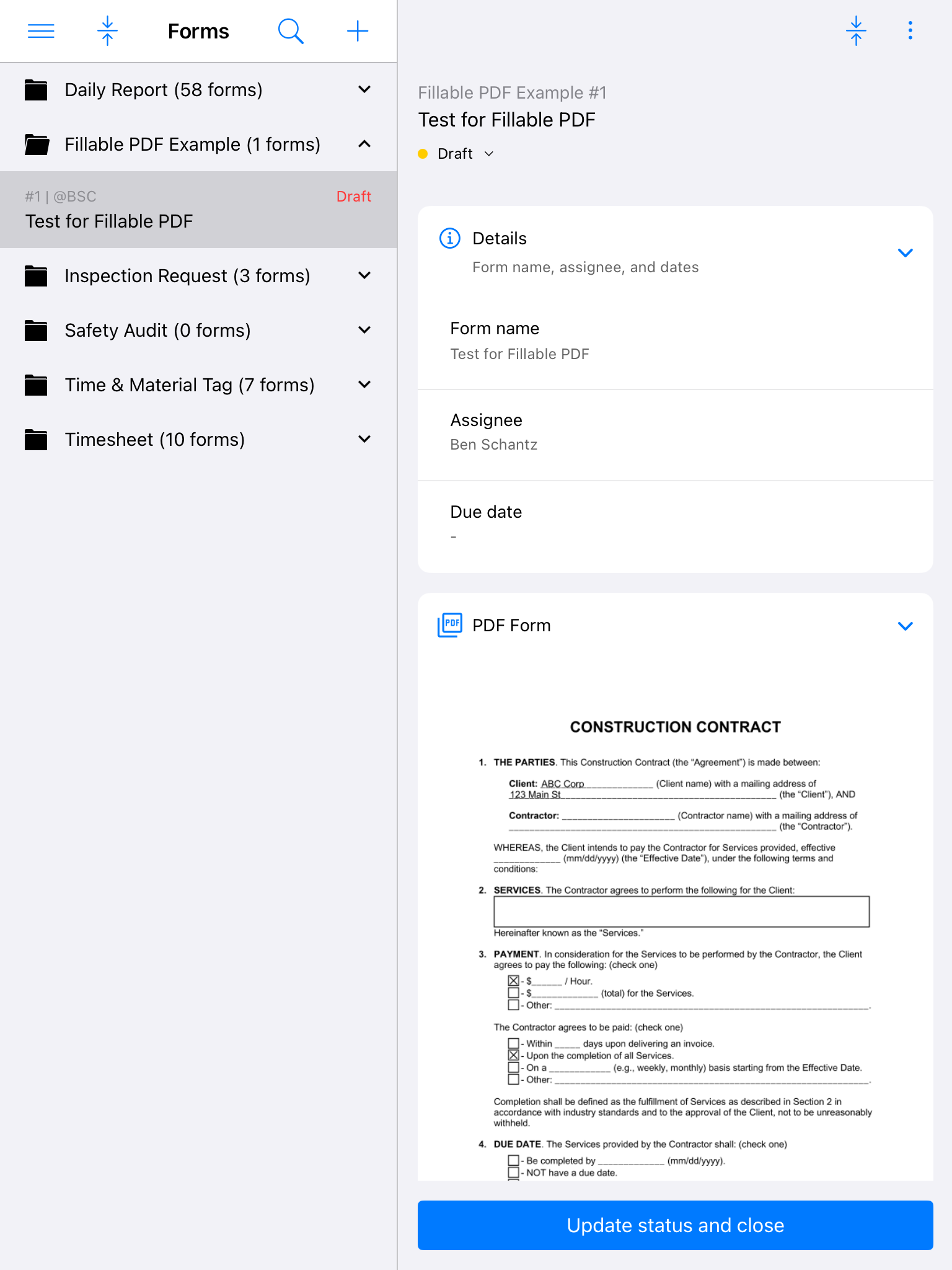 How to Use Fillable PDFs in the Forms Tab – Knowledge Base