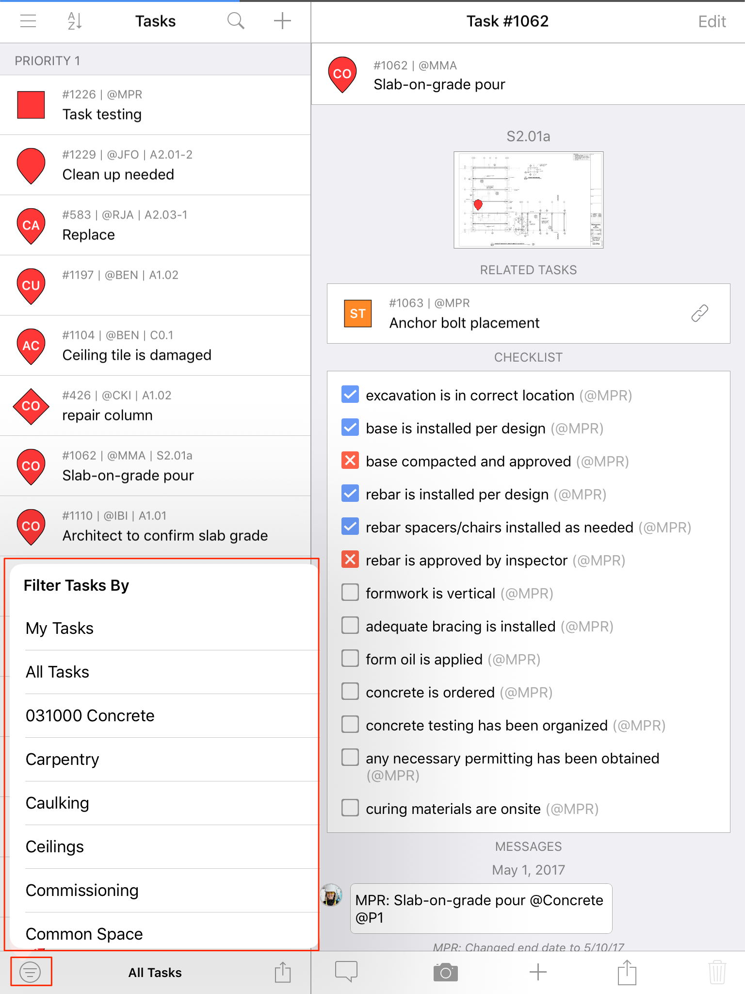 How to use Tasks on the Fieldwire Mobile Apps (iOS and Android ...