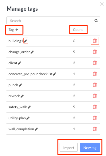 How to Manage Tags in your Projects – Knowledge Base