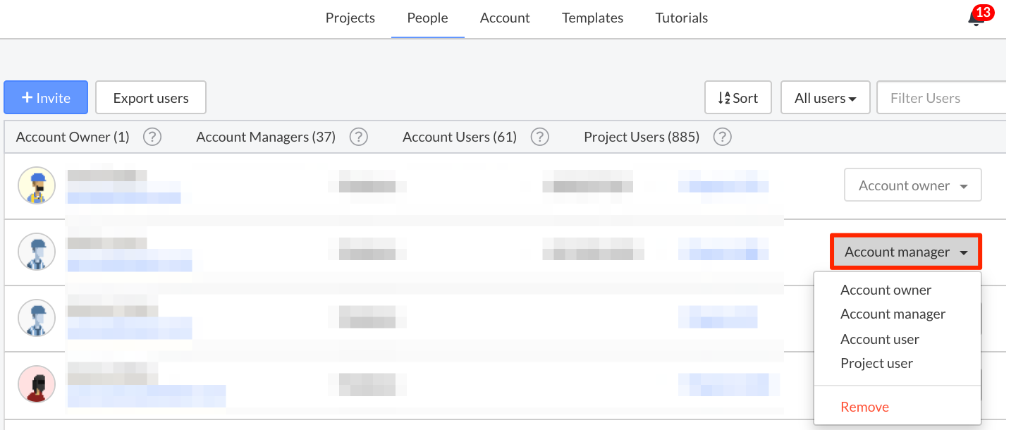 Wie ändere ich den Kontoinhaber und/oder den/die Manager? – Hilfebereich