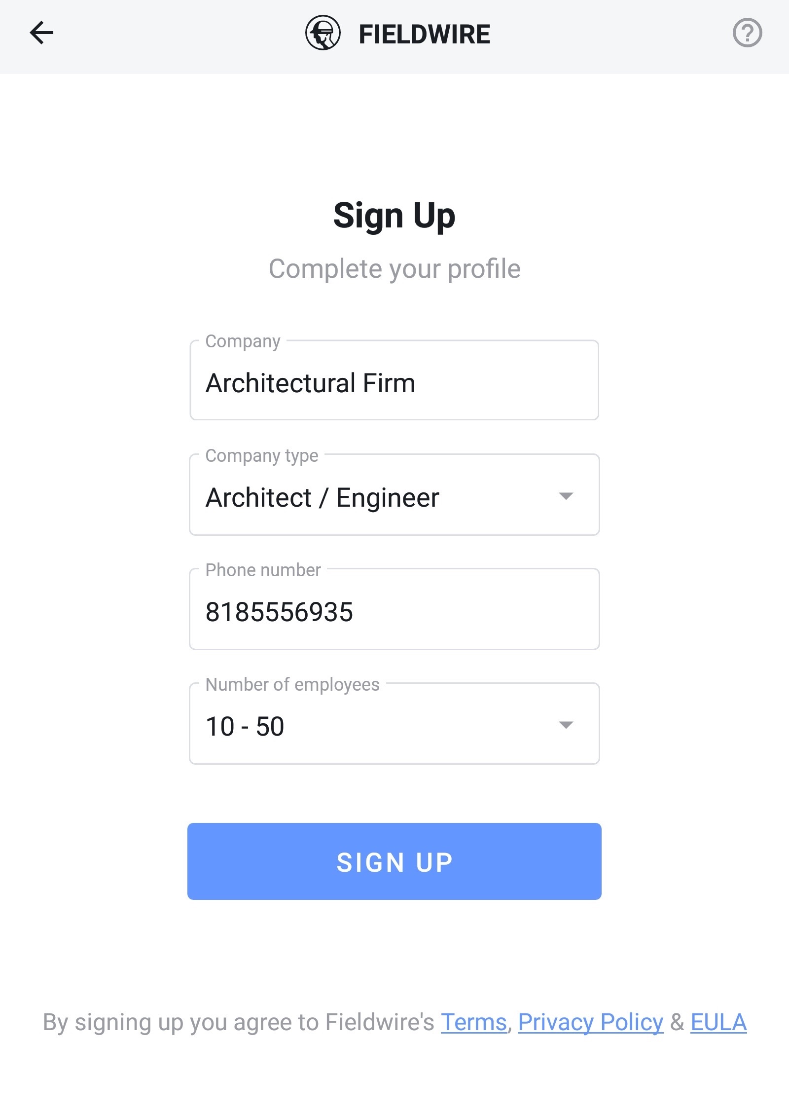 How to Sign Up for Fieldwire – Knowledge Base